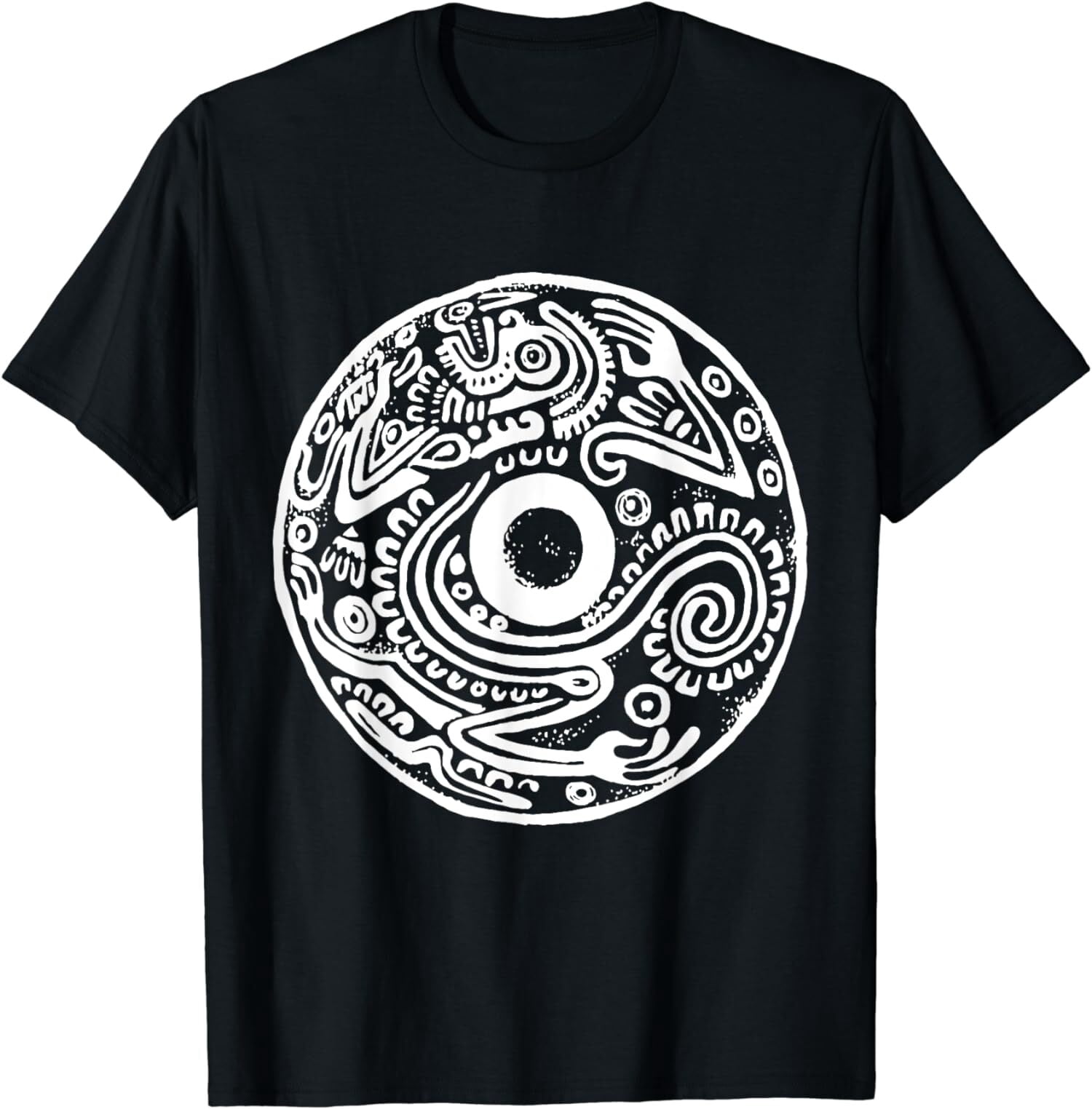 NEW LIMITED Ancient Mayan Medallion Charm Mexican Aztec Symbol Tee ...