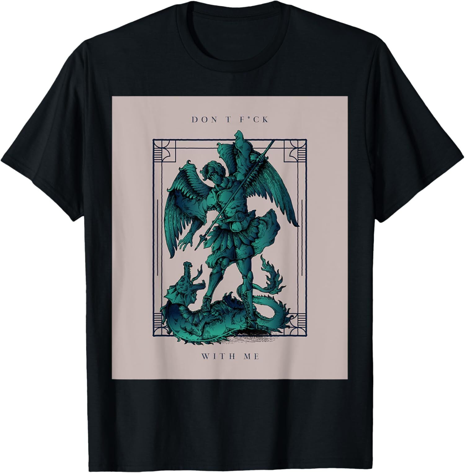 NEW LIMITED Archangel Slaying Dragon Design Gifts Tee T-Shirts S-5XL ...