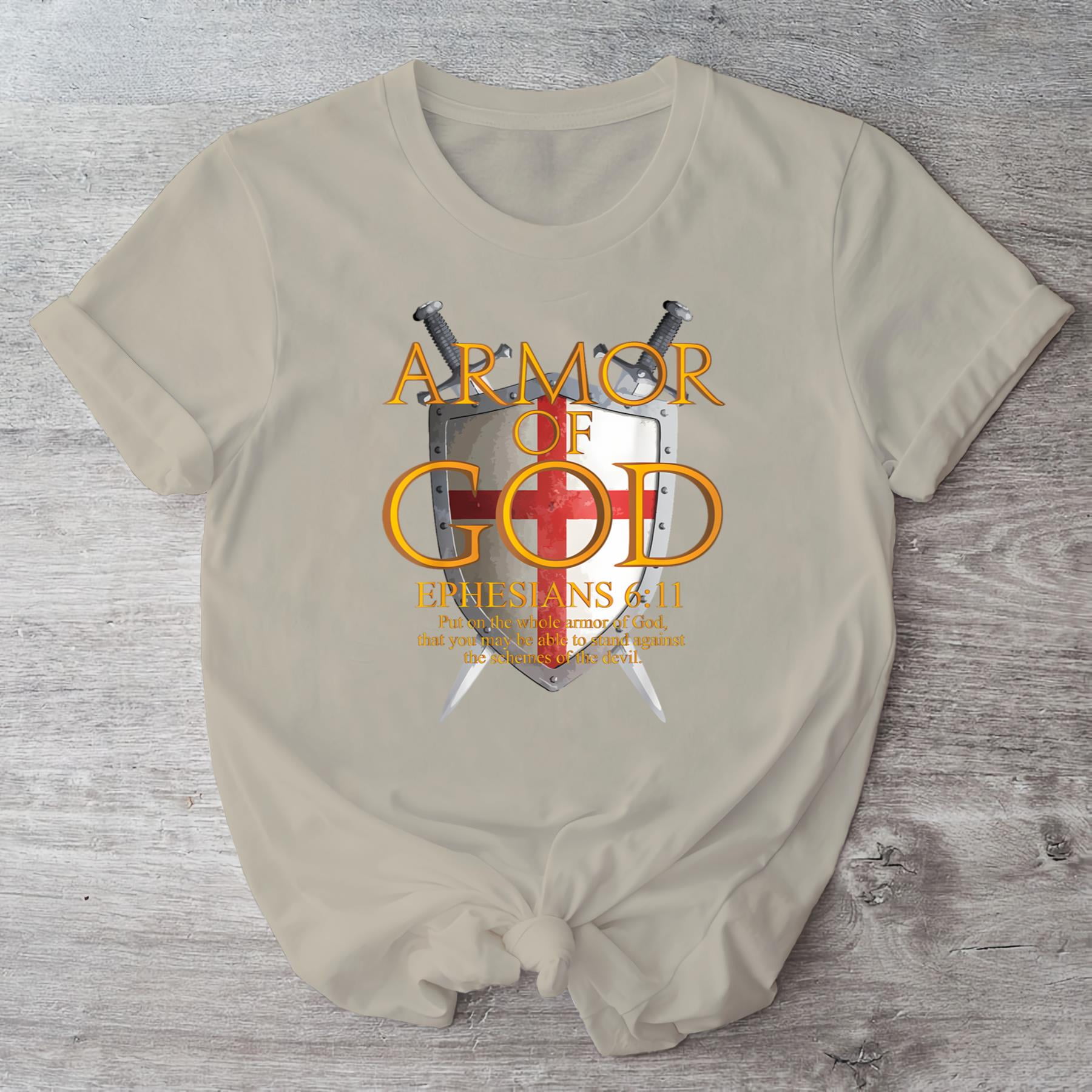 NEW LIMITED Armor Of God Ephesians Bible Verse Religious Christian T-Shirt S-3XL-TH14861 ...