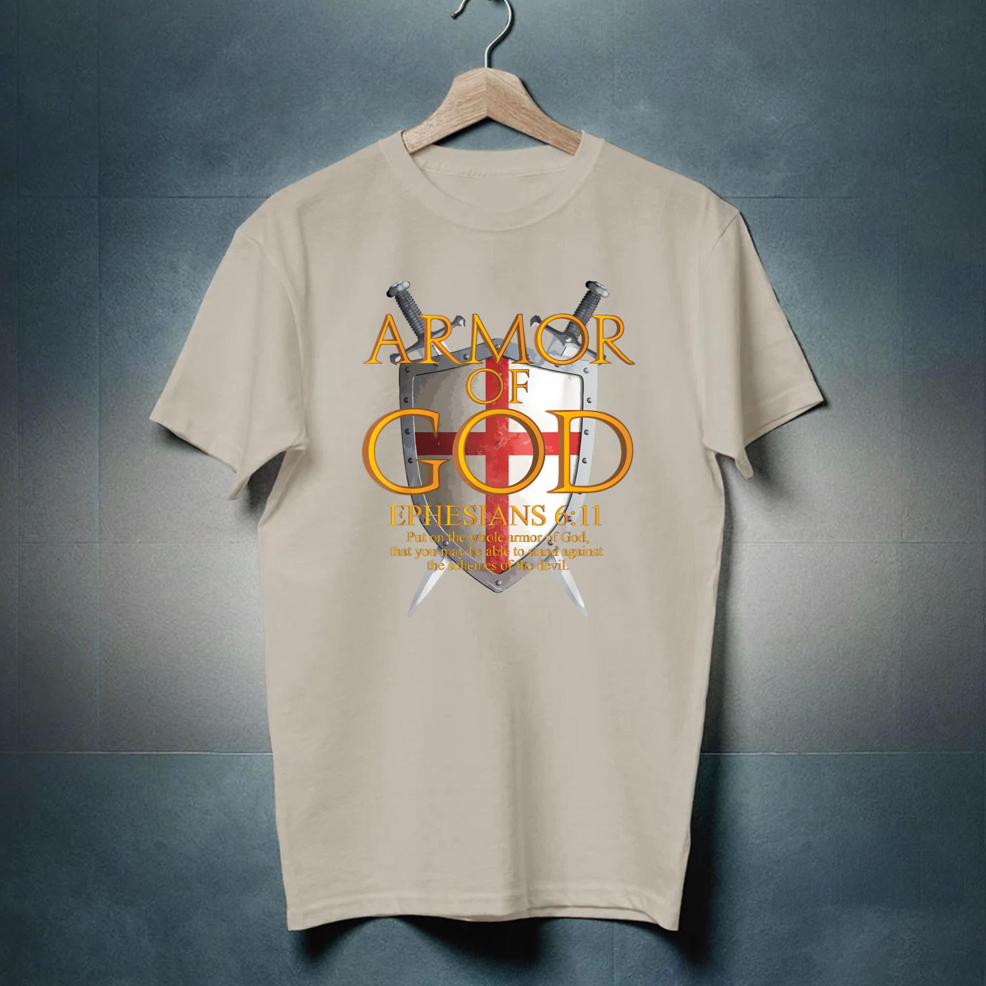 NEW LIMITED Armor Of God Ephesians Bible Verse Religious Christian T-Shirt S-3XL-TH35925 ...