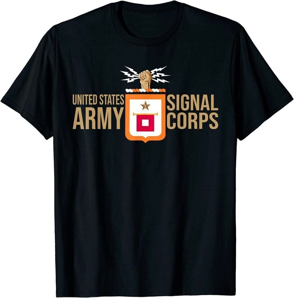 NEW LIMITED Army Signal Corps Branch USASC US Army Military T-Shirt ...