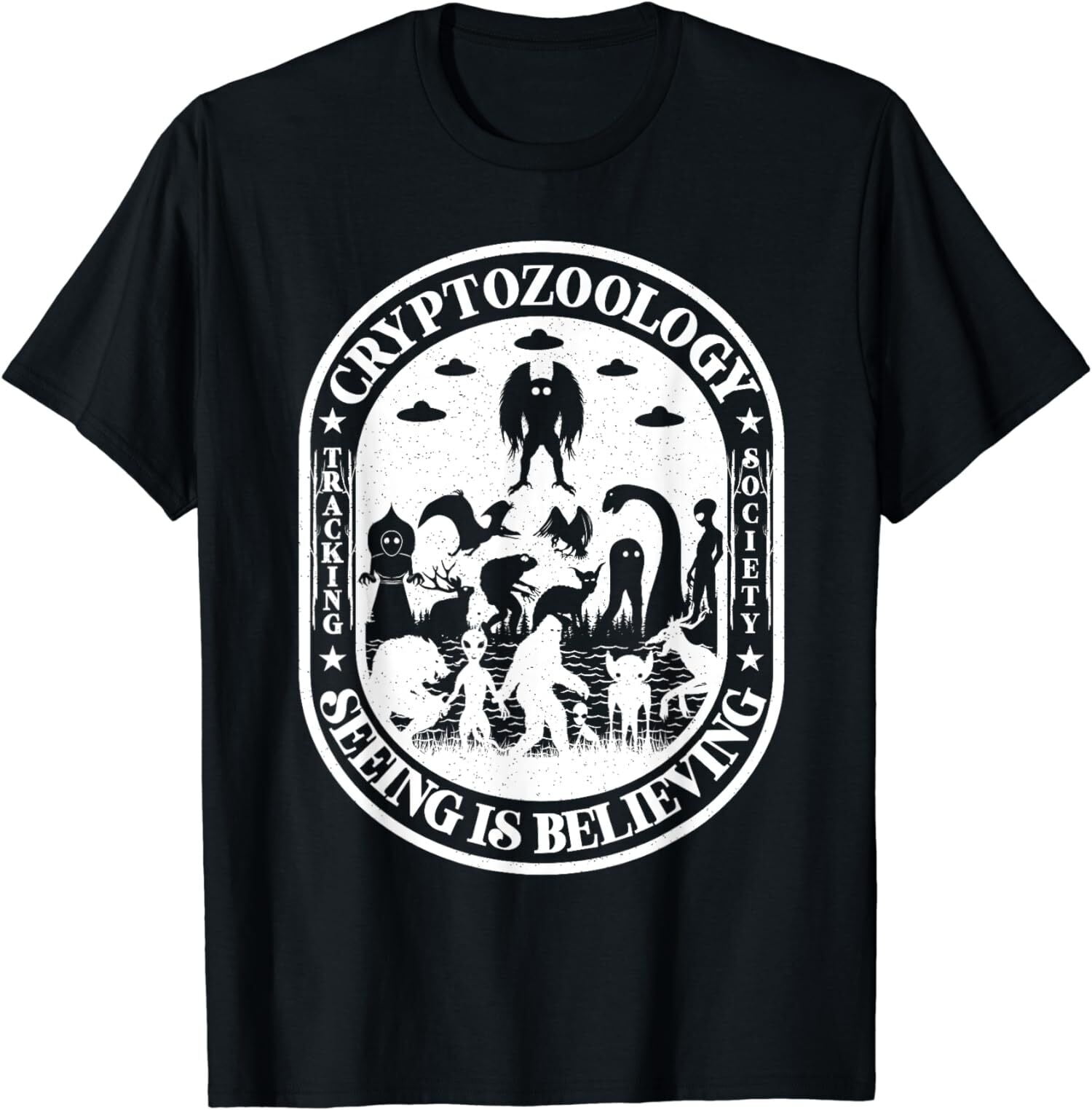 NEW LIMITED Bigfoot Nessie Mothman & Aliens Cryptid Team Cryptozoology ...