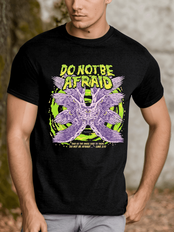 NEW LIMITED Do Not Be Afraid Realistic Angel T-Shirt - Walmart.com