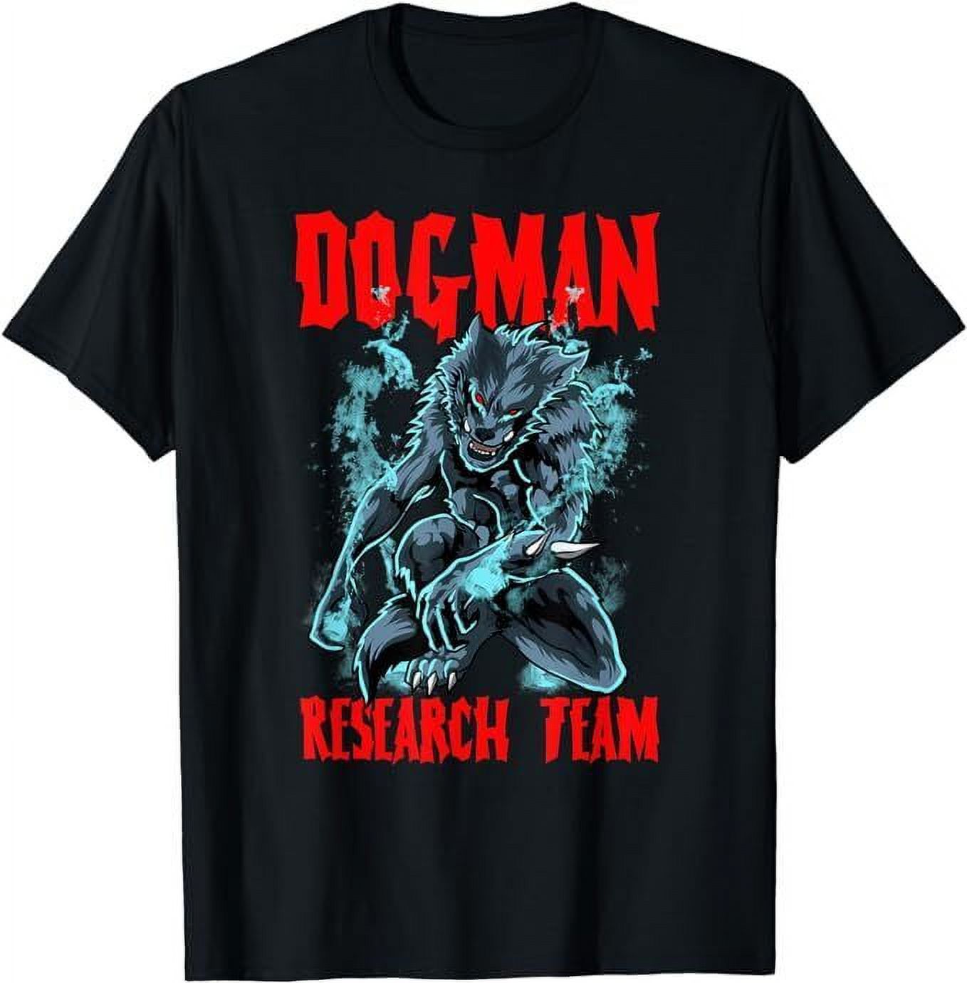 NEW LIMITED Dogman Research Team Cryptid Humanoid Animal Dog Man T ...
