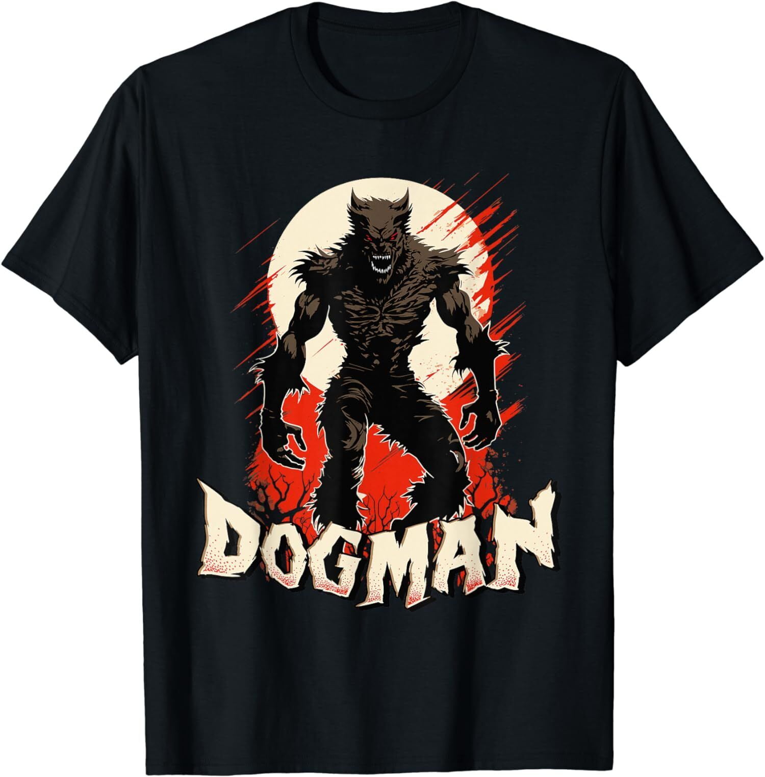 NEW LIMITED Dogman Werewolf Supernaturals Monster Folklore Cryptid Shirt S-3XL - Walmart.com