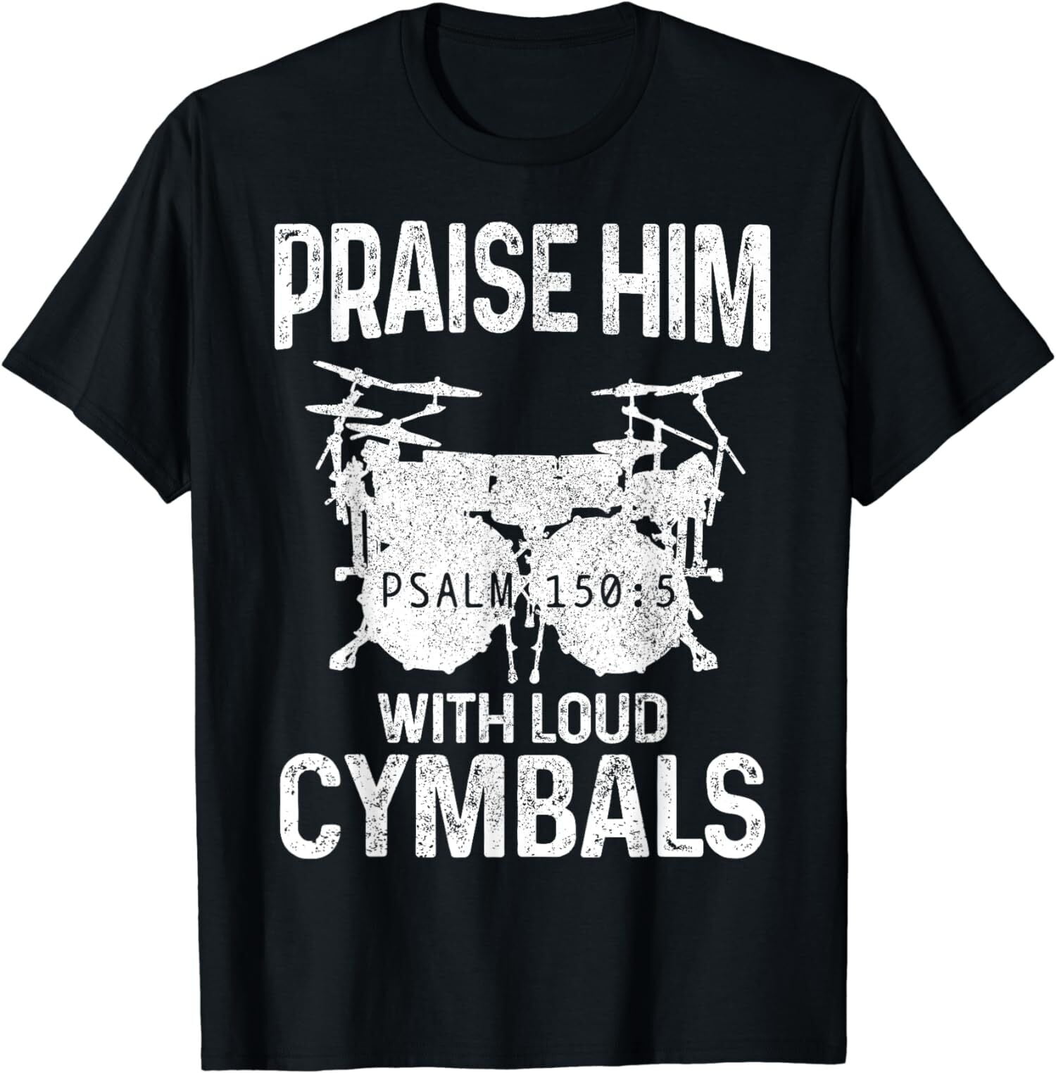 NEW LIMITED Drummer Psalm 150:5 Praise Him With Loud Cymbals Christian ...