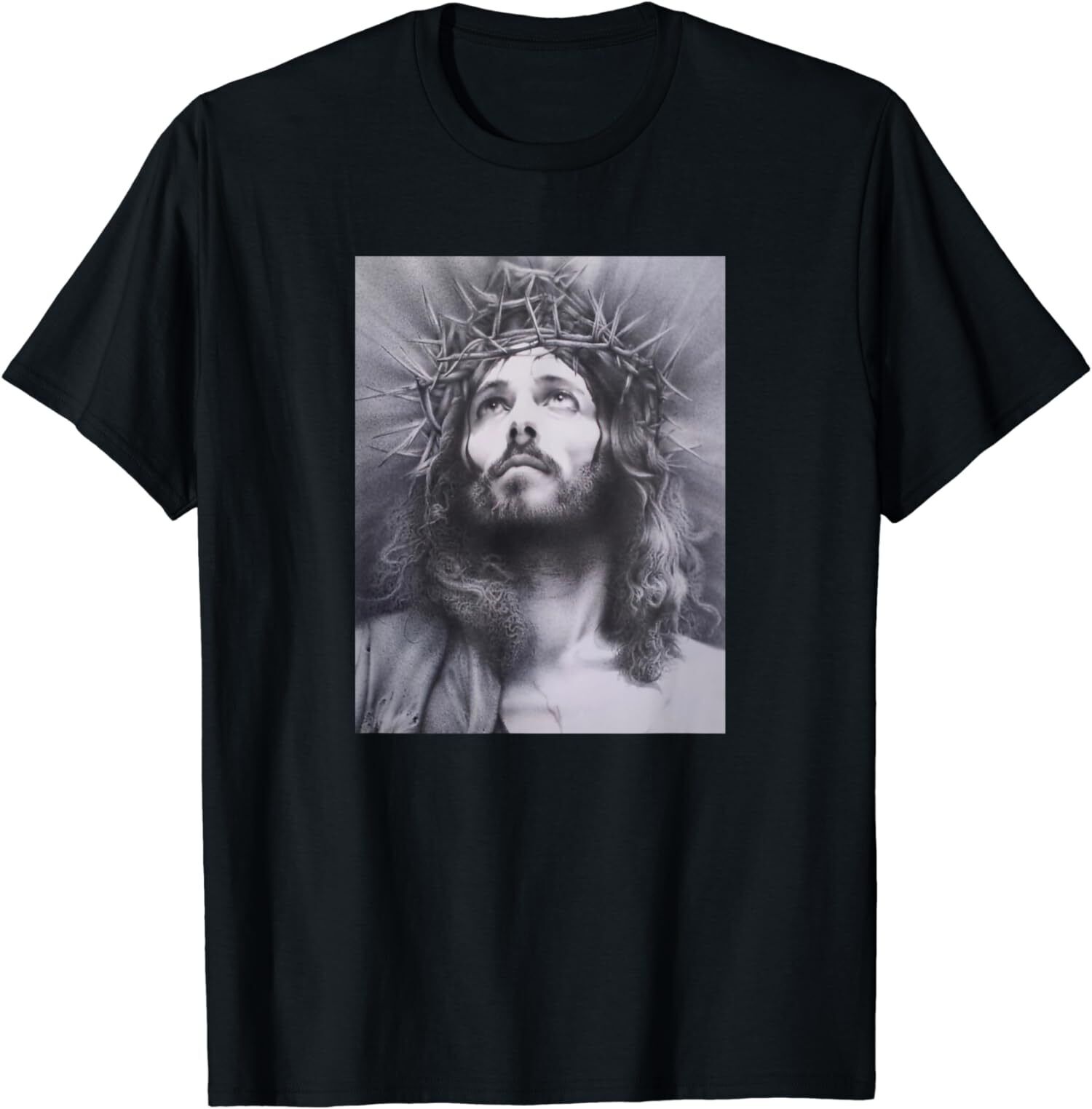 NEW LIMITED Face Of Jesus Bible Verse Jesus On A Cross With Crown T ...