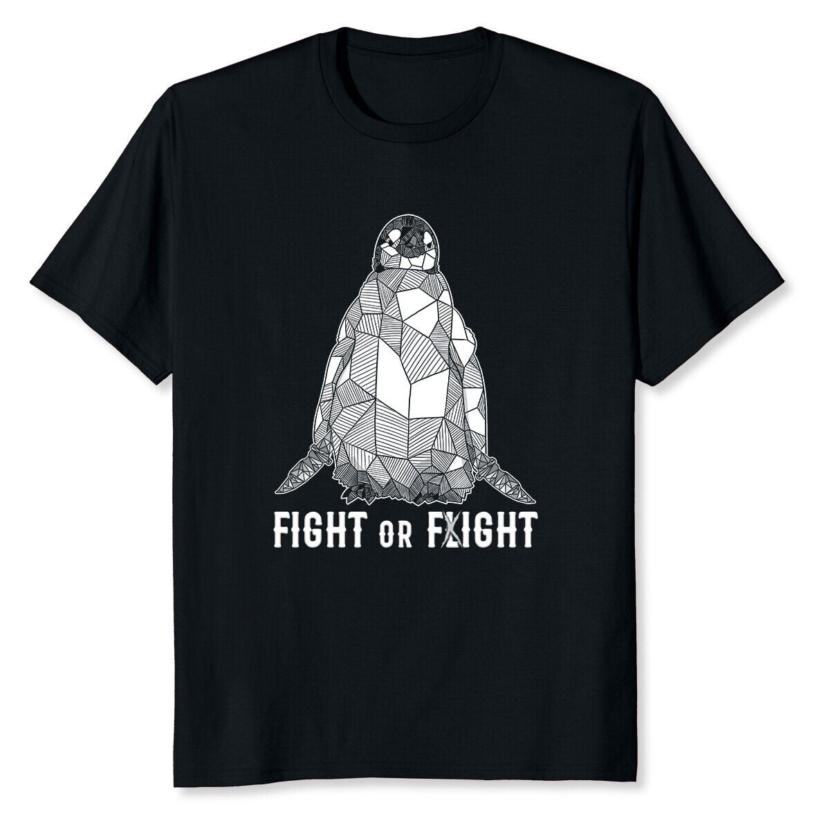 NEW LIMITED Fight Or Flight Funny Penguin Pun Fight Or Flight Meme T ...