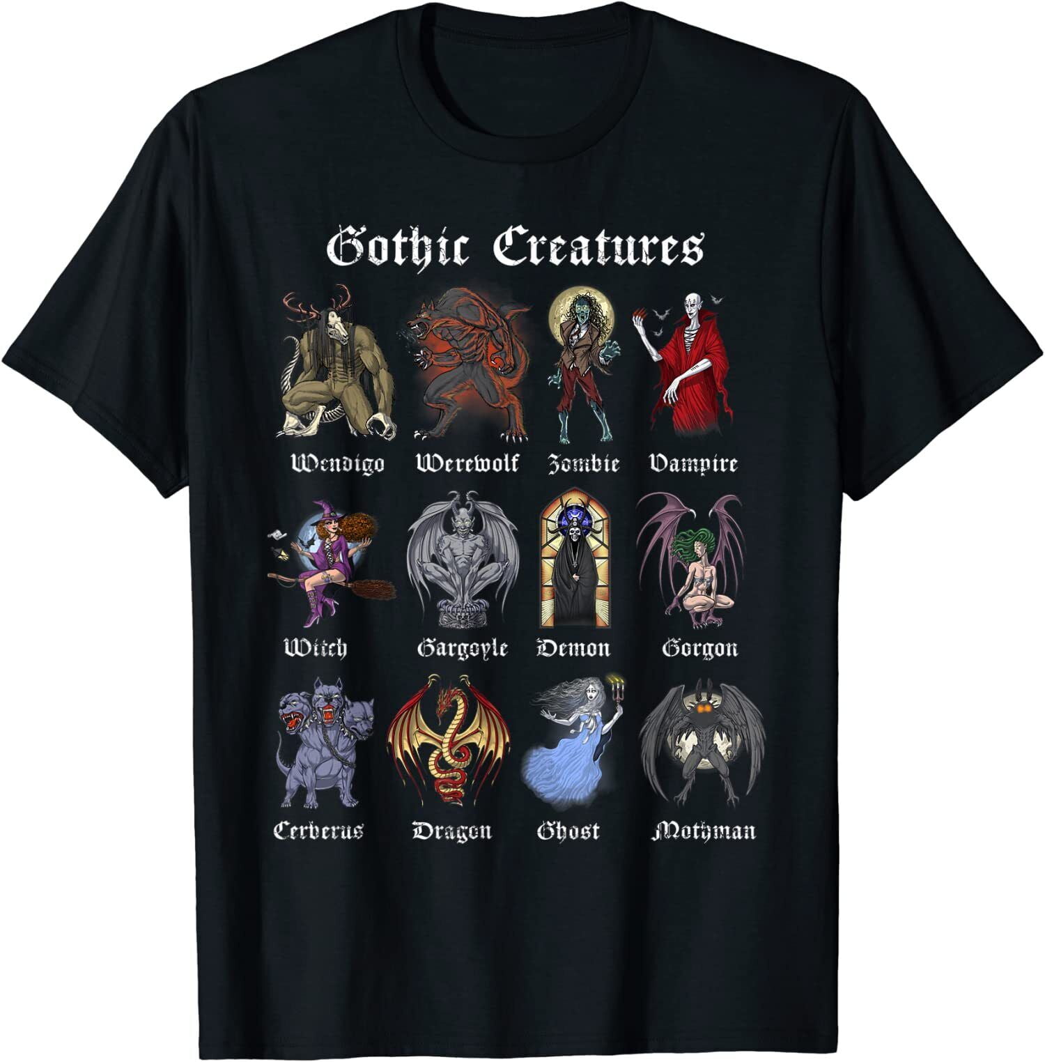 NEW LIMITED Gothic Mythical Creatures Cryptid Monsters Cryptozoology ...