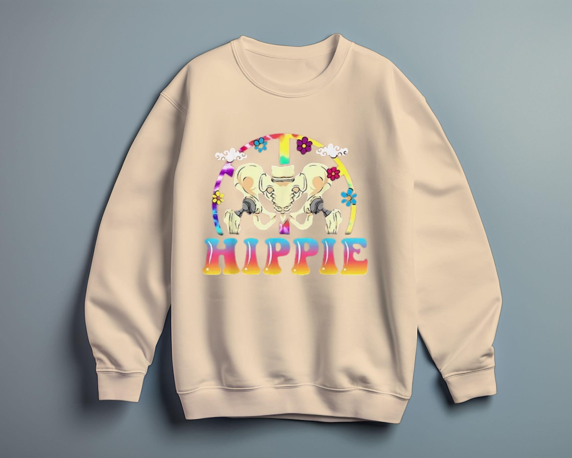 NEW LIMITED Hippie Hip Replacement Joint Surgery Funny Recovery Fun Gift T-Shirt - Walmart.com