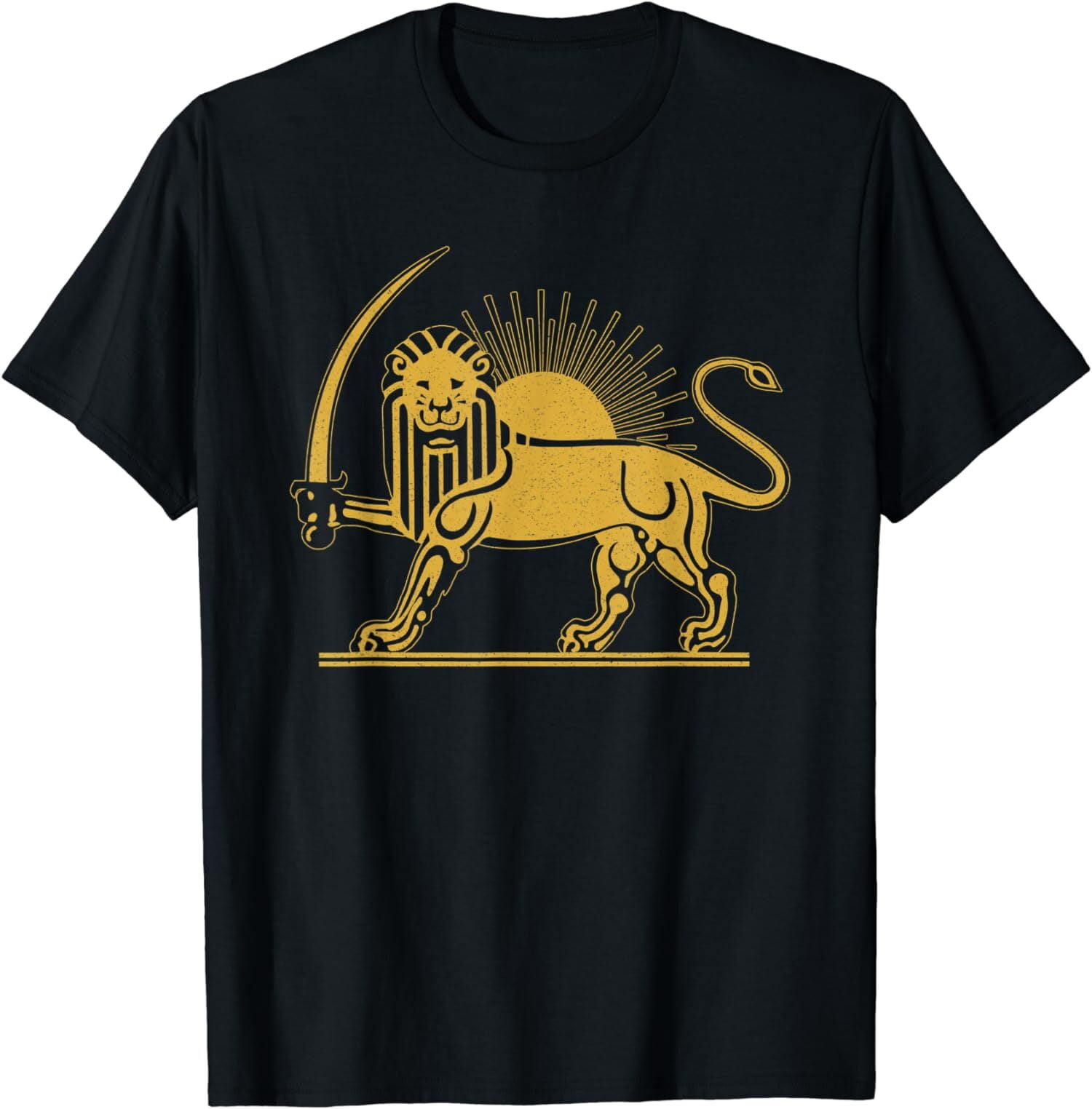 NEW LIMITED Iran Persis Persia Persian Fars Iranian Lion Sun T-Shirt ...