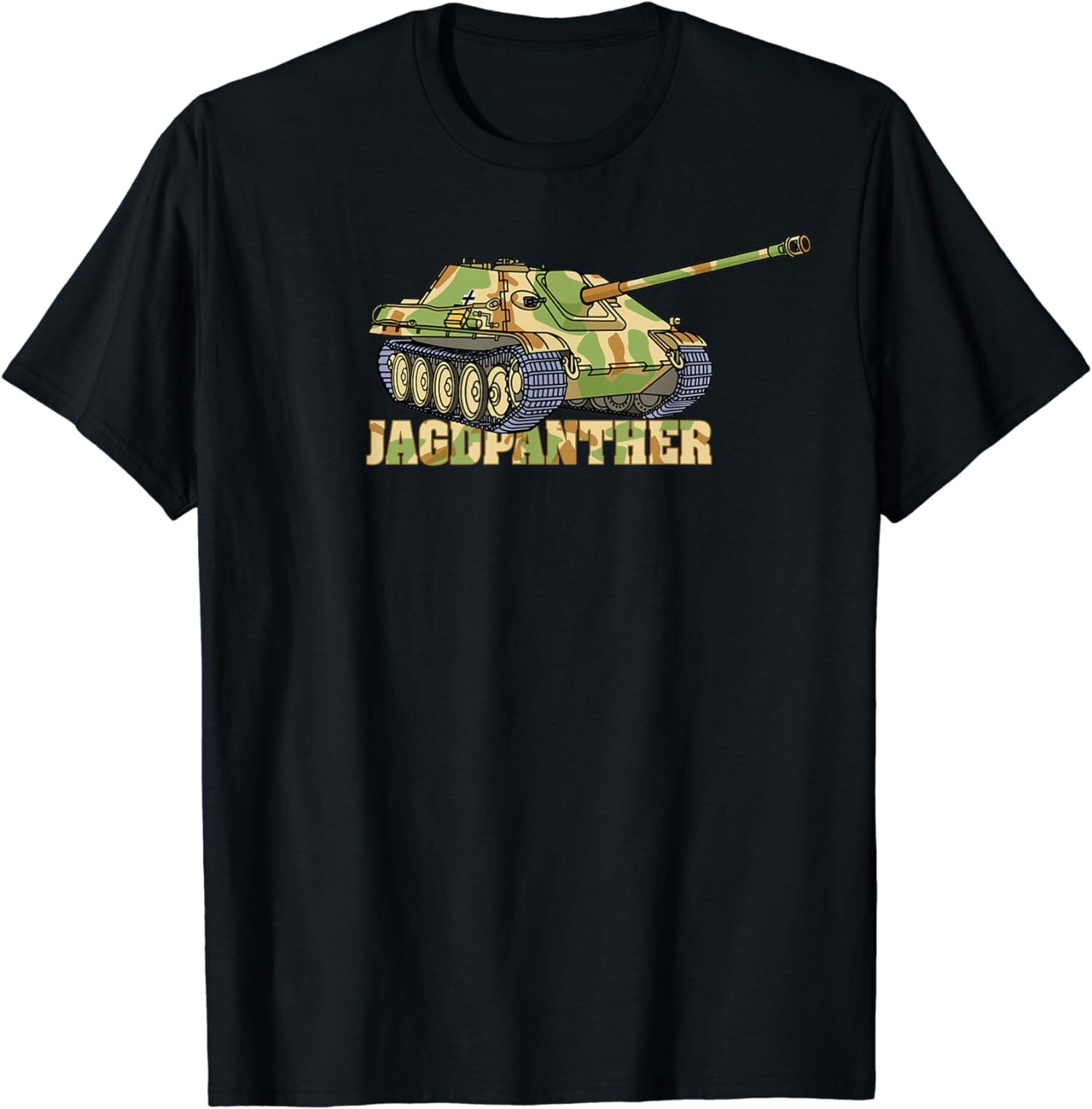 NEW LIMITED Jagdpanther WW2 German Tank Destroyer Ambush Camo T-Shirt ...