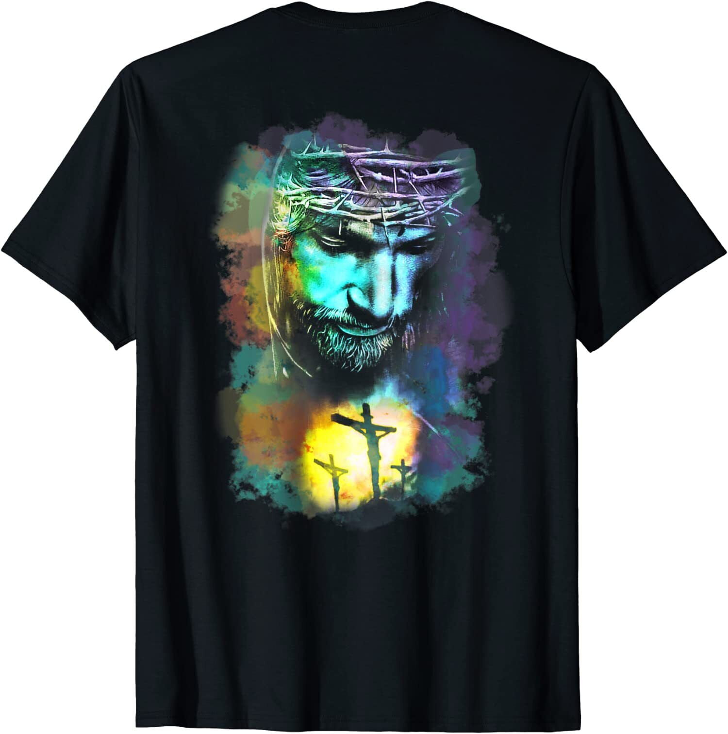 NEW LIMITED Jesus Christ Picture Christian Design (ON BACK) Best T ...