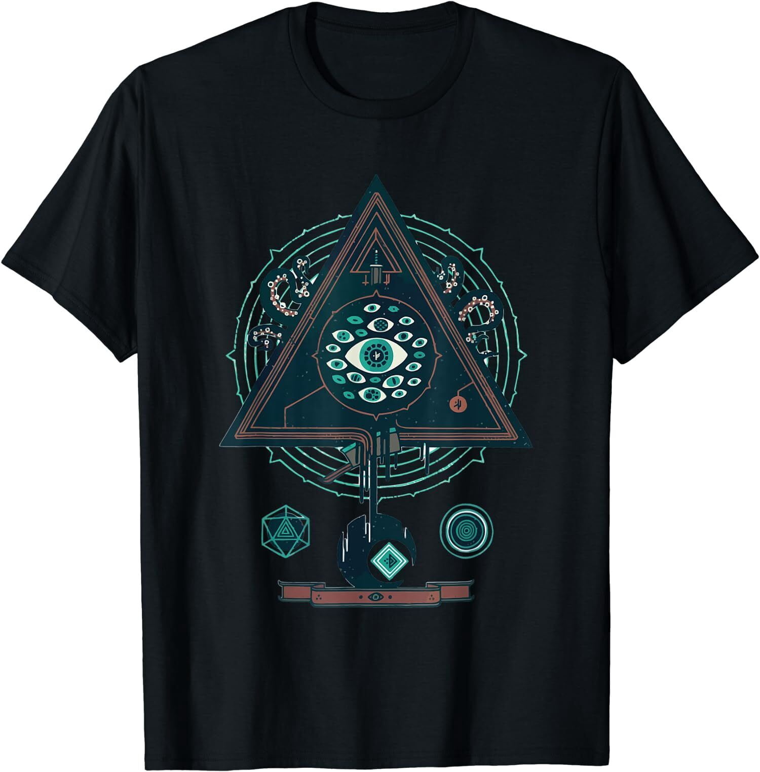 NEW LIMITED Masonic Compass Symbol All Seeing Triangle Eye Shirt S-5XL ...