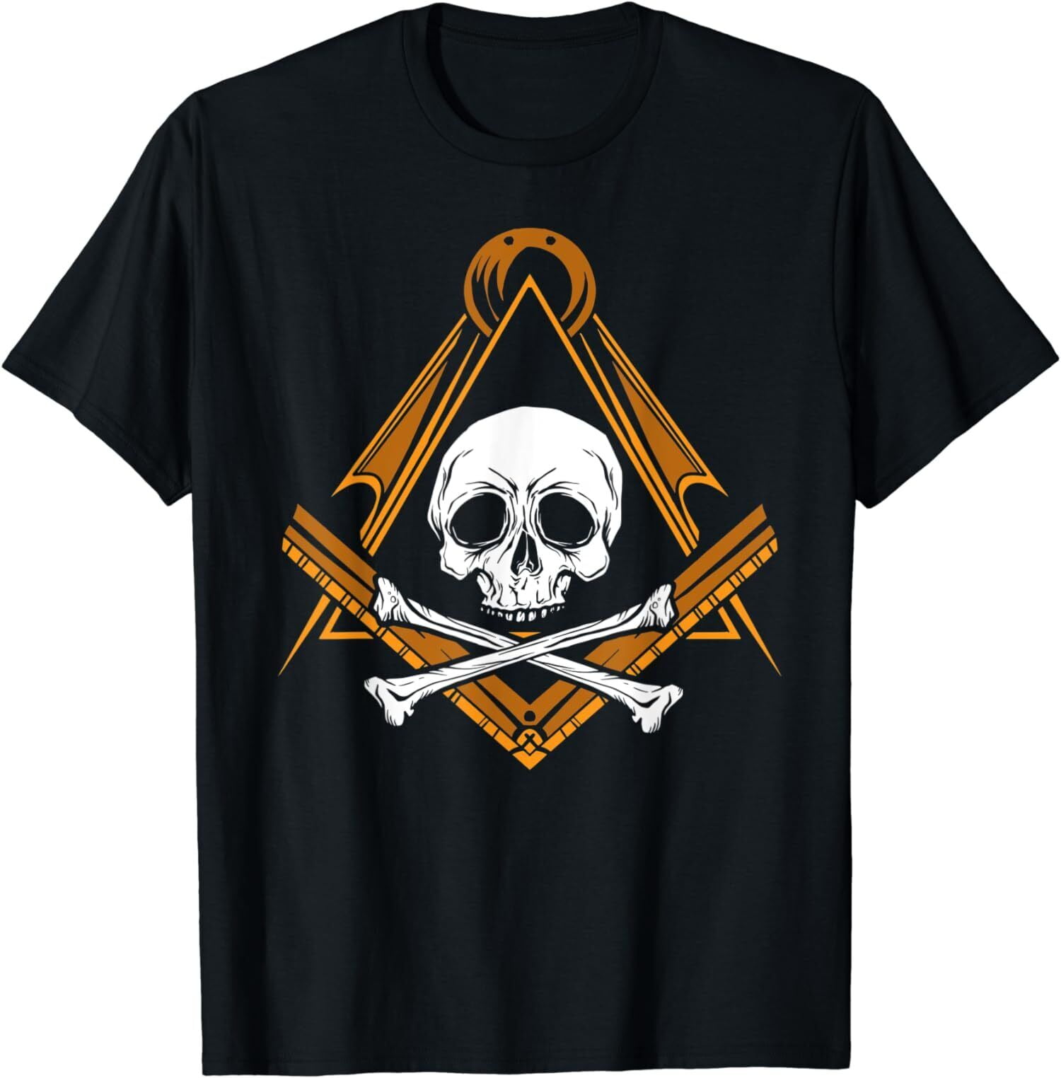 NEW LIMITED Masonic Lodge Symbol Compass, Angle and Skull T-Shirt S-3XL ...