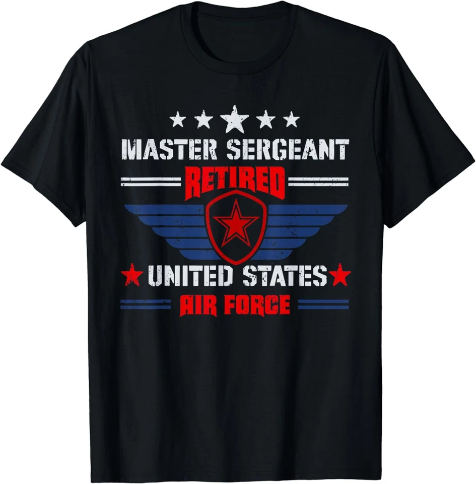 NEW LIMITED Master Sergeant Retired US Air Force Military Retirement T ...