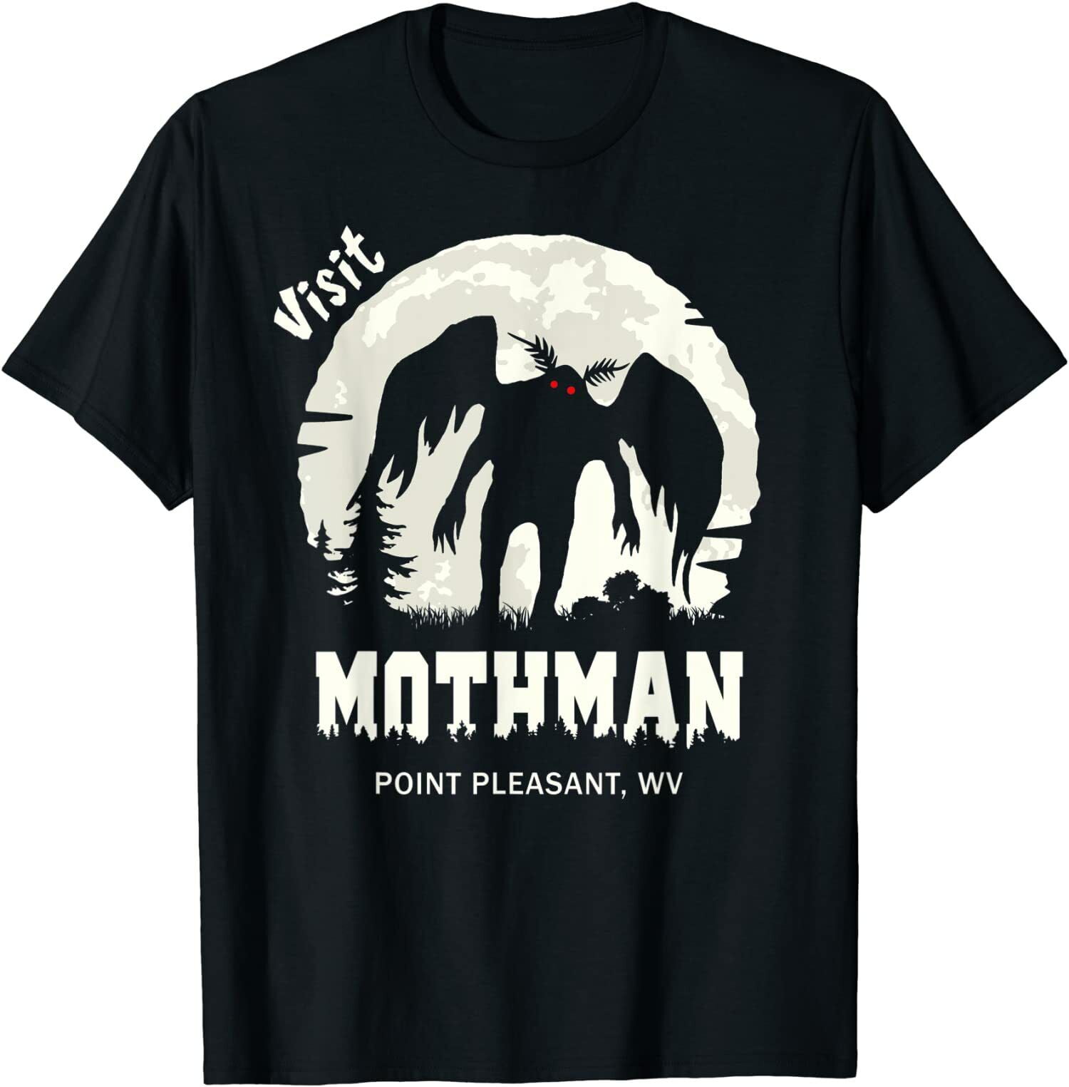 NEW LIMITED Moth Man Clothing & Mothman Apparel - MothMan T-Shirt ...