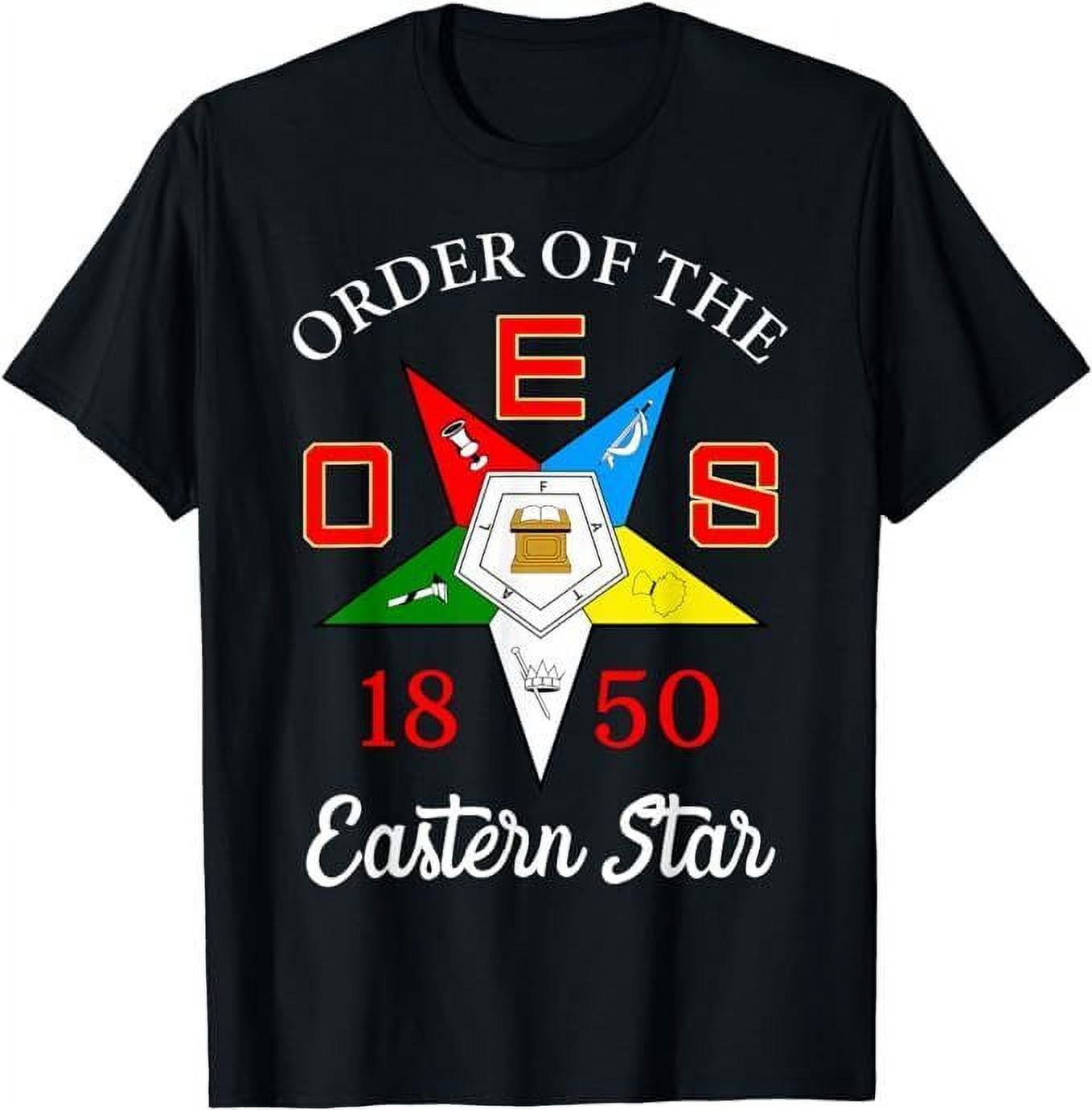 NEW LIMITED OES 1850 Order of the Eastern Star Mothers Day T-Shirt Size ...