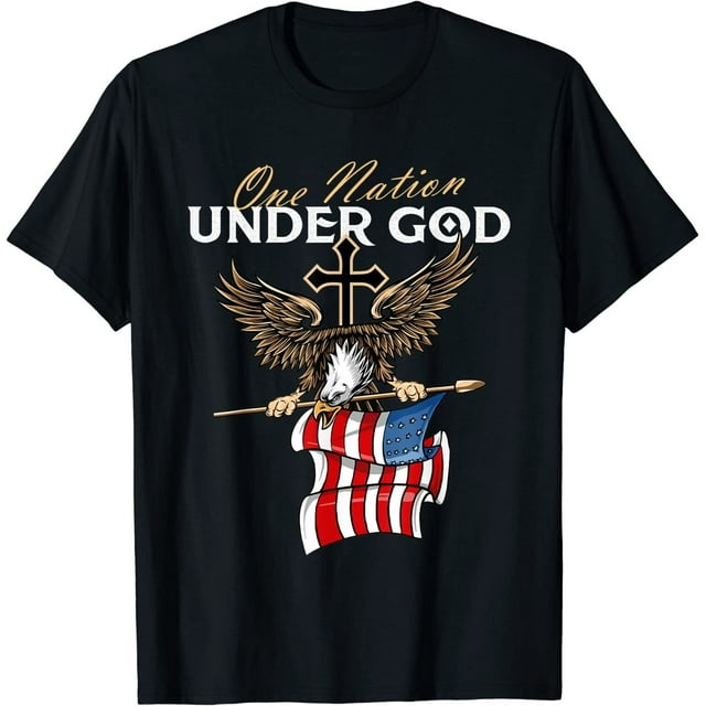 NEW LIMITED Patriotic Bald Eagle - USA American Flag 4th of July Fourth T-Shirt - Walmart.com