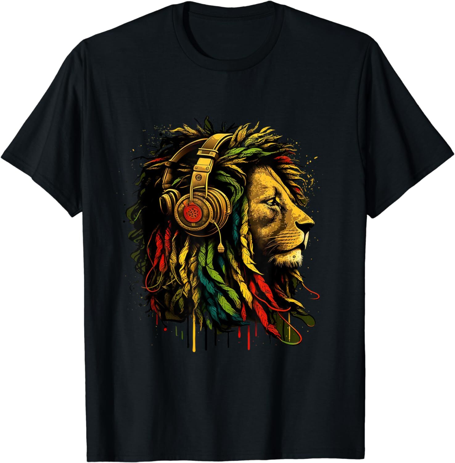 NEW LIMITED Rasta Reggae Music Headphones Jamaican Pride Lion Of Judah ...