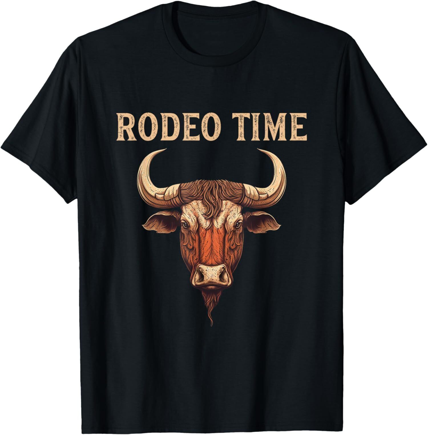 NEW LIMITED Rodeo Time Bull Riding Cowboy Bull Rider Rodeo Time T-Shirt ...