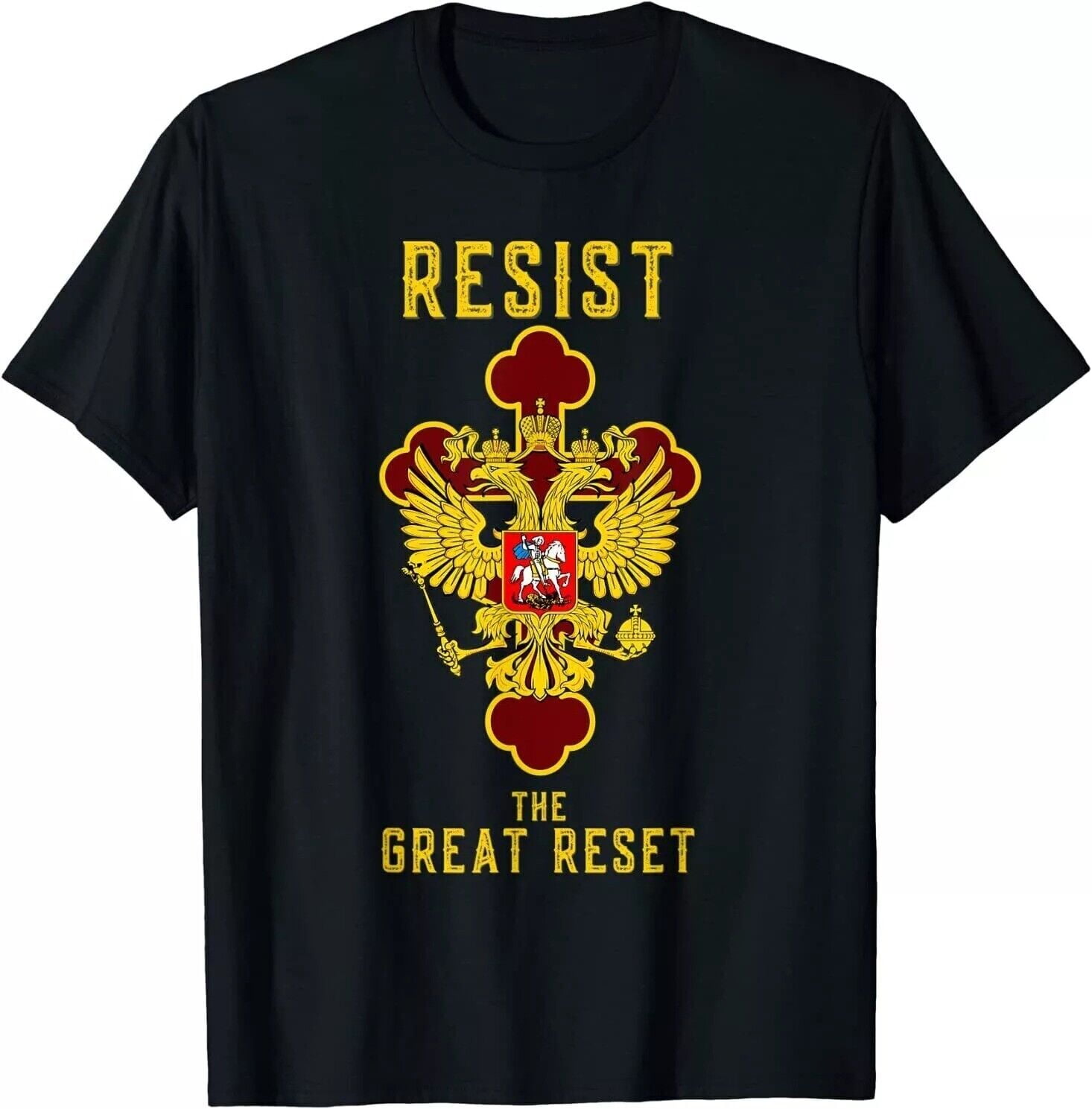 NEW LIMITED Russian Eagle Russia Resist the Great Reset Best T-Shirt S ...