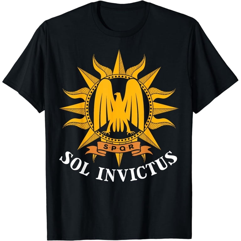 Spqr Shirt Ancient Rome Mythology Sol Invictus God SPQR Roman Eagle