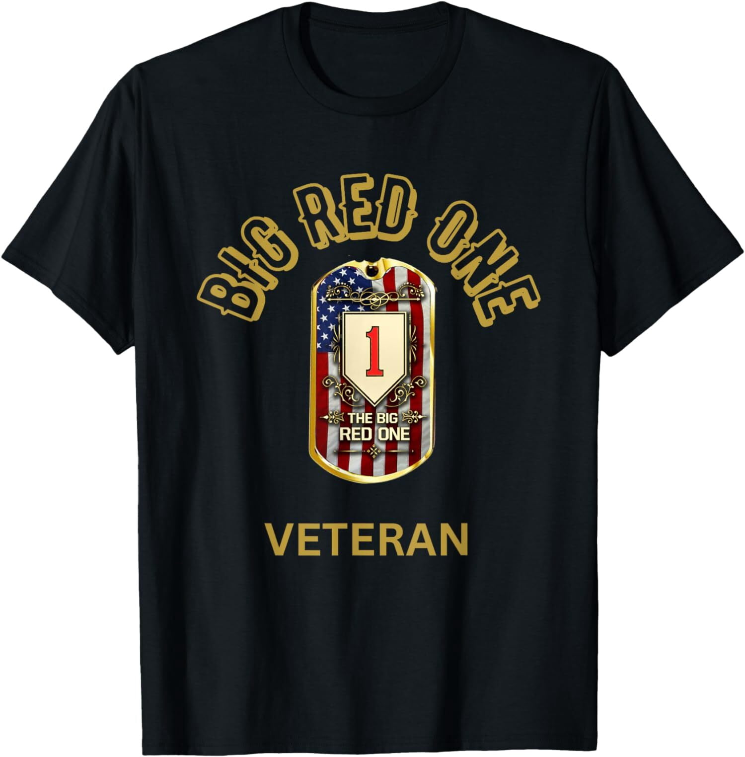 NEW LIMITED The Big Red One Veteran 1st Infantry Of The US Army T-Shirt ...