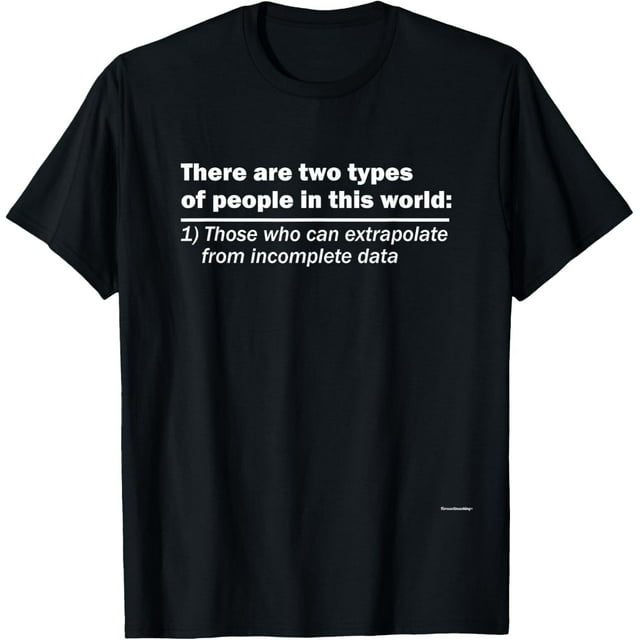 NEW LIMITED There Are Two Types Of People In This World T-Shirt ...