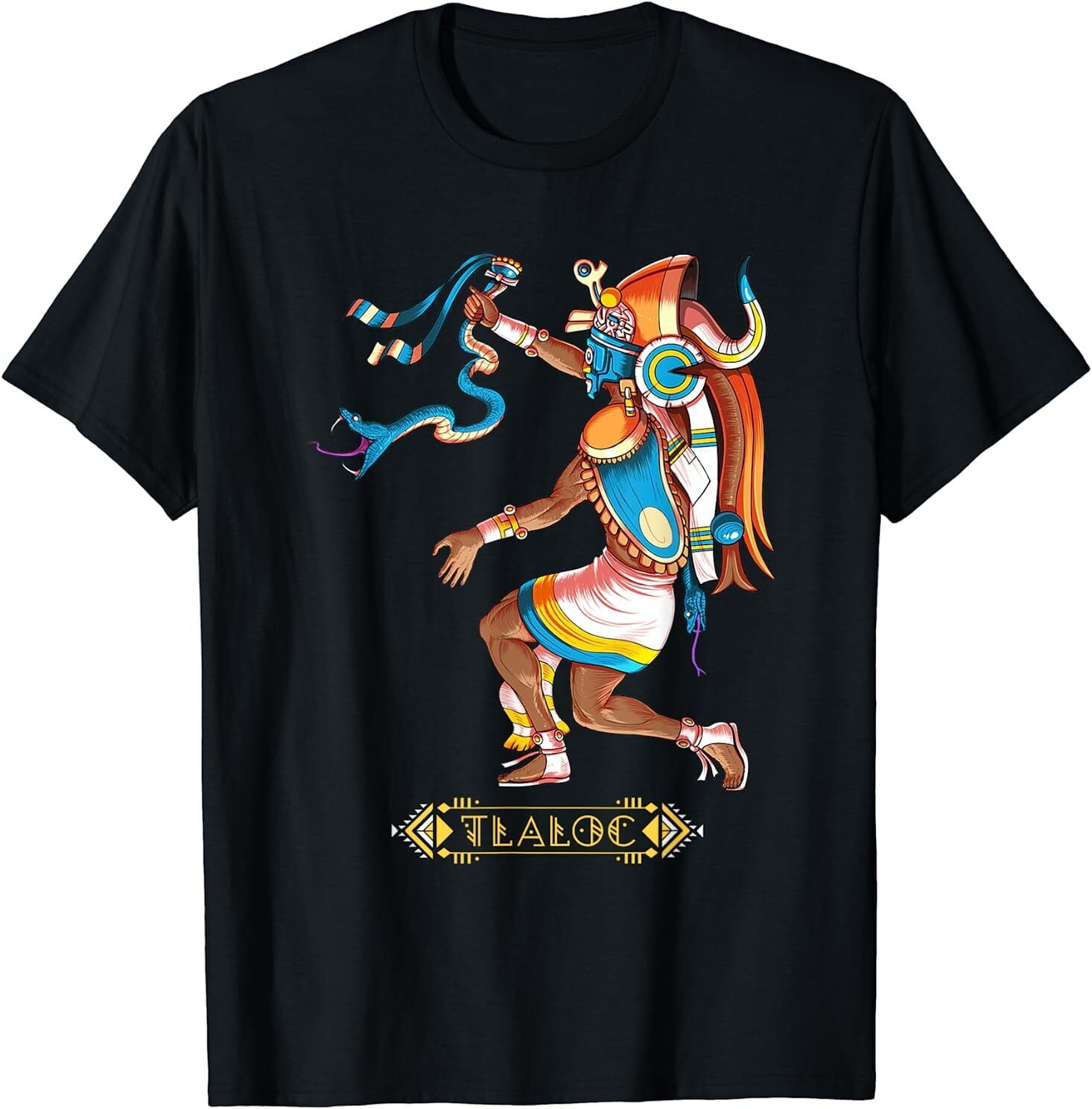 NEW LIMITED Tlaloc Aztec God Mythology Ancient Mayan Premium Tee T ...