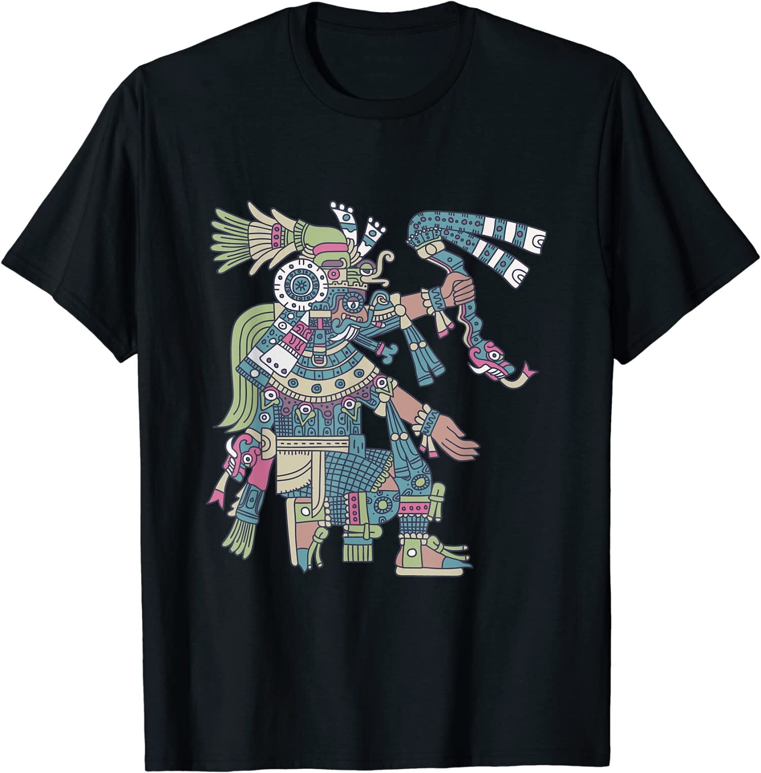 NEW LIMITED Tlaloc - Aztec God of Rain Shirt - Aztec Deity Design T ...