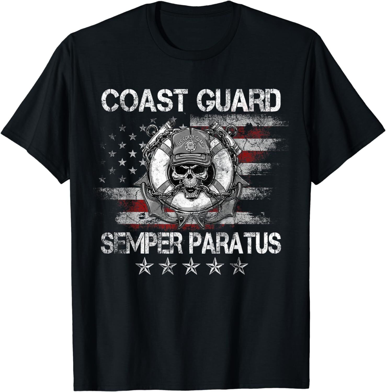 NEW LIMITED U.S. Coast Guard Semper Paratus USCG Vetean T-Shirt Size S ...