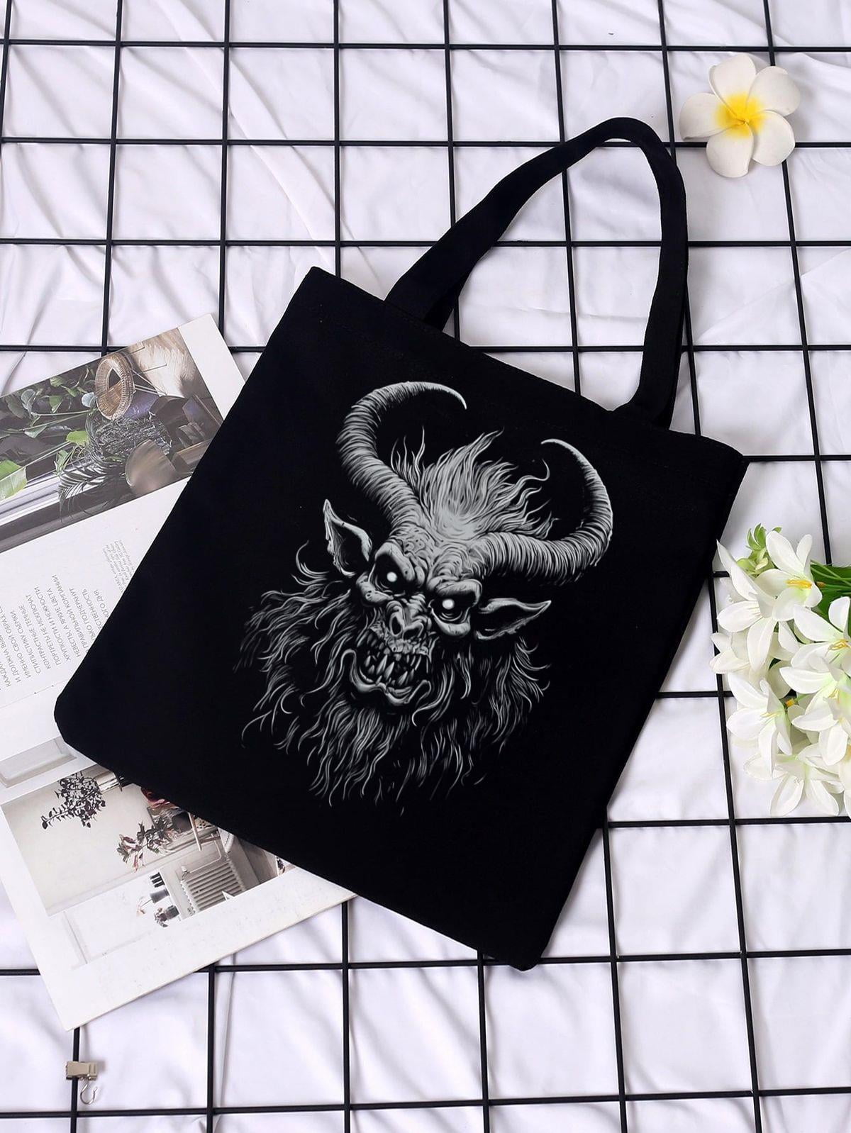 NEW LIMITED Vintage Krampus Creepy Black And Tote Bag-TH21911 - Walmart.com