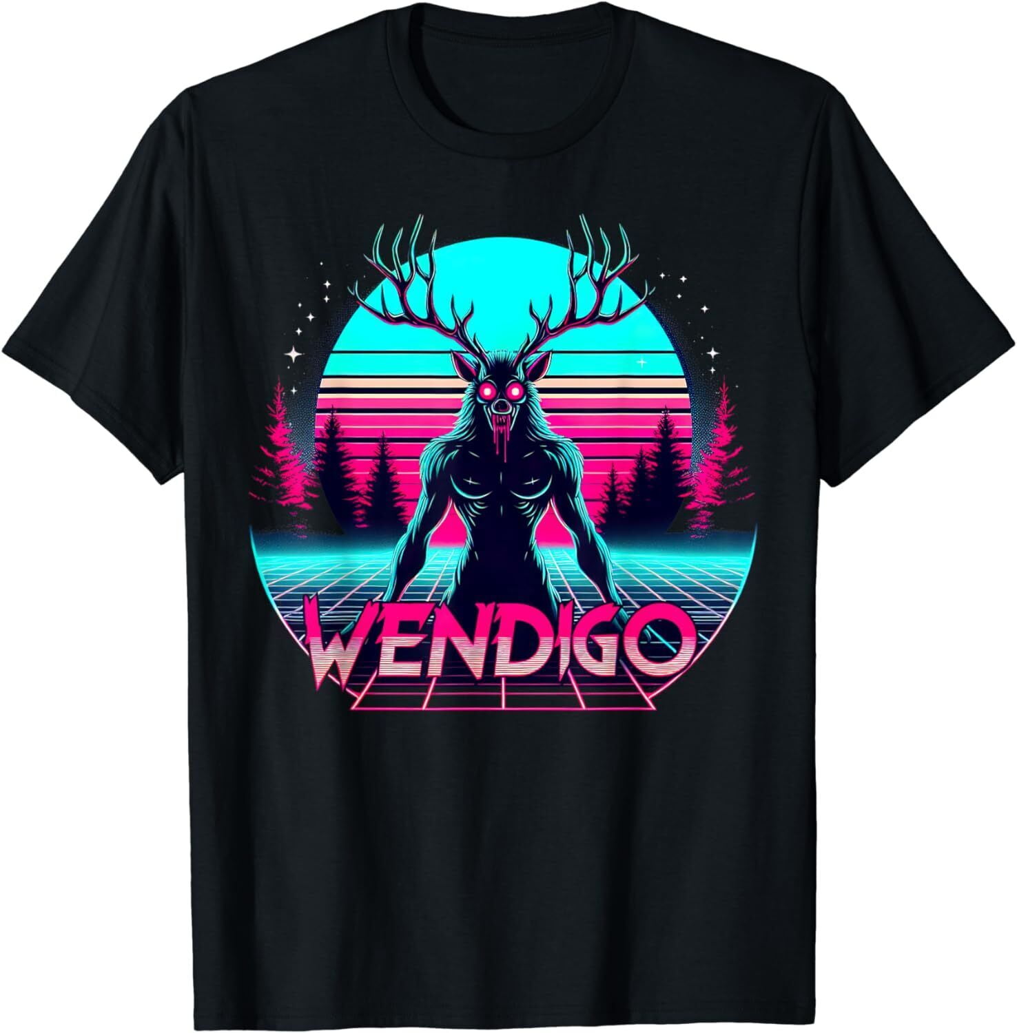 NEW LIMITED Wendigo Synthwave Cryptid Supernaturals Folklore Monster ...