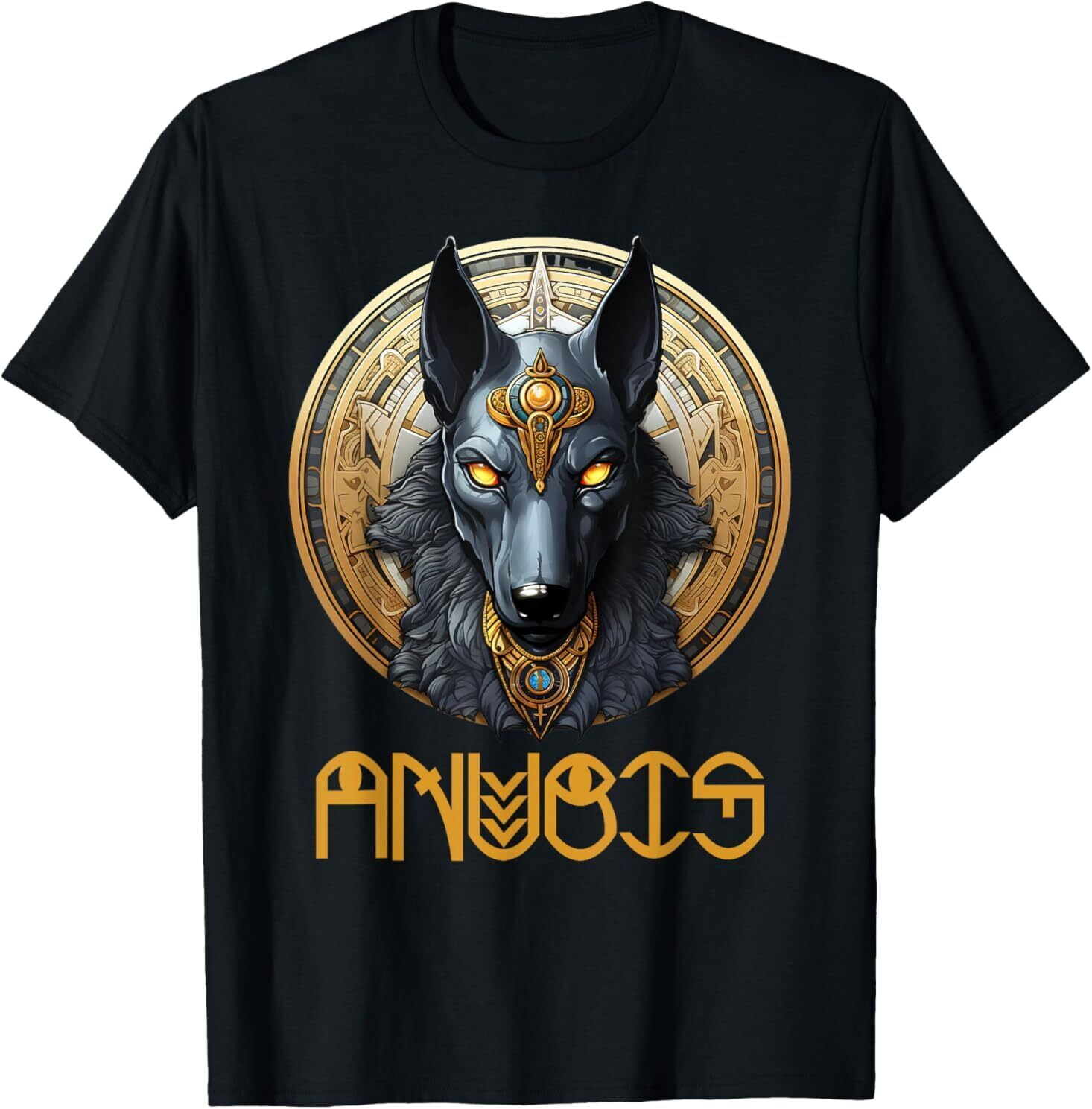 NEW LIMITED retro designs Ancient Egyptian God Anubis Essential T-Shirt S-3XL - Walmart.com