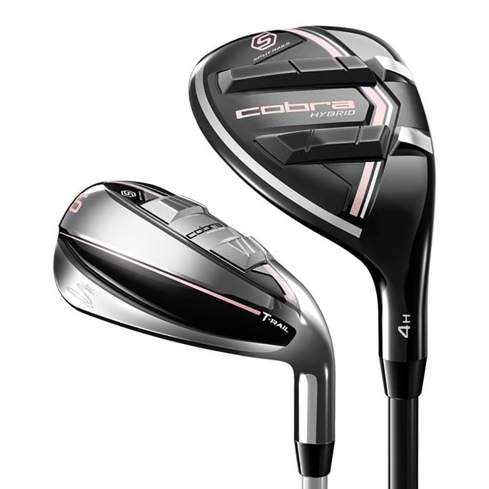 2021 Cobra Lady's T-Rail Combo Set - Graphite Iron-Hybrid 5-PW+SW Irons ...