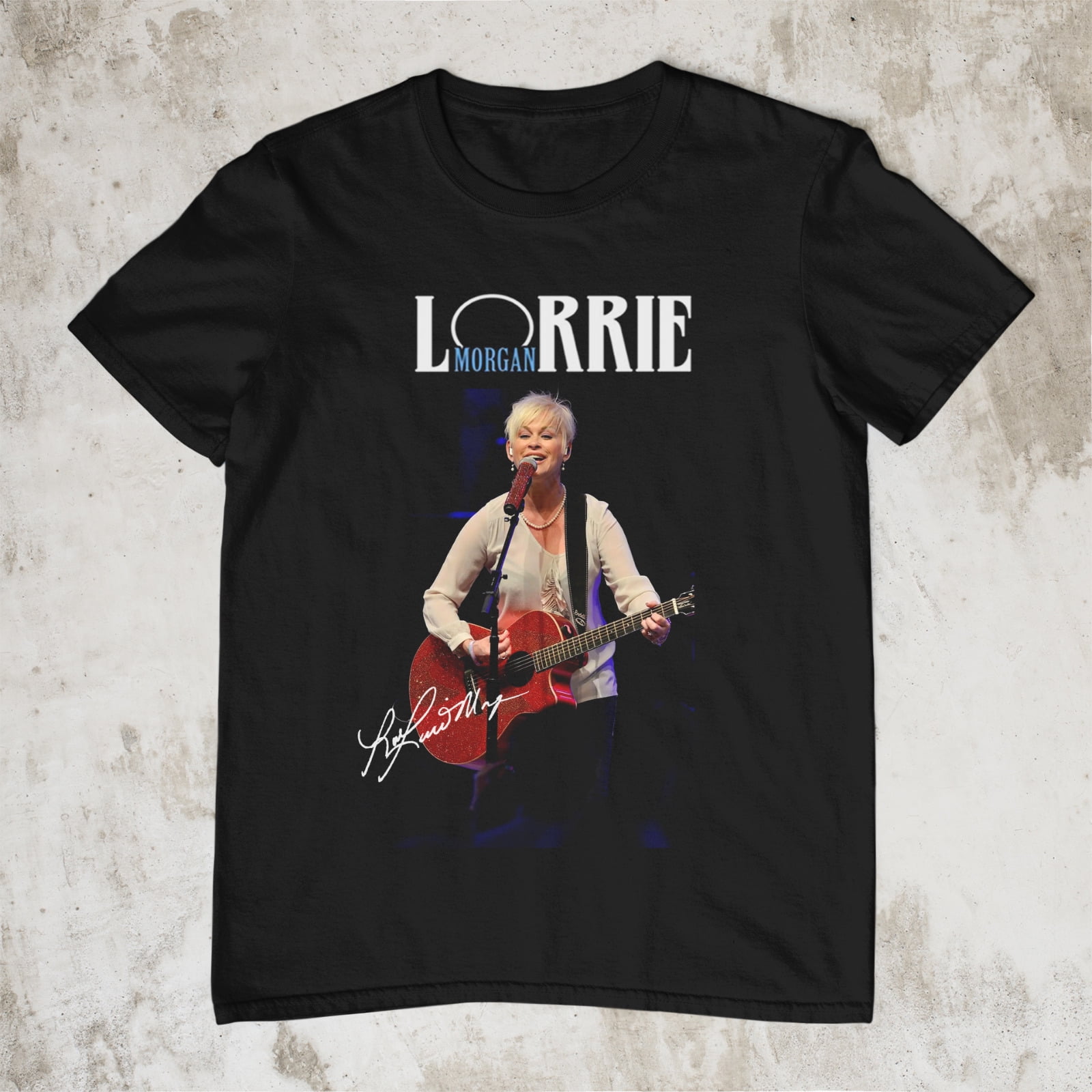 NEW Lorrie Morgan Singer Signature Short Sleeve Black All Size Shirt ...