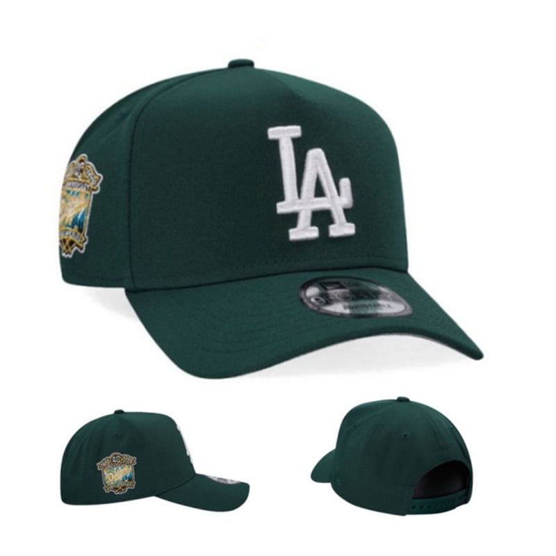 NEW Los Angeles D_odgers A-Frame 9FORTY Adjustable Men's POP and fashion UV cap/hat with green ...