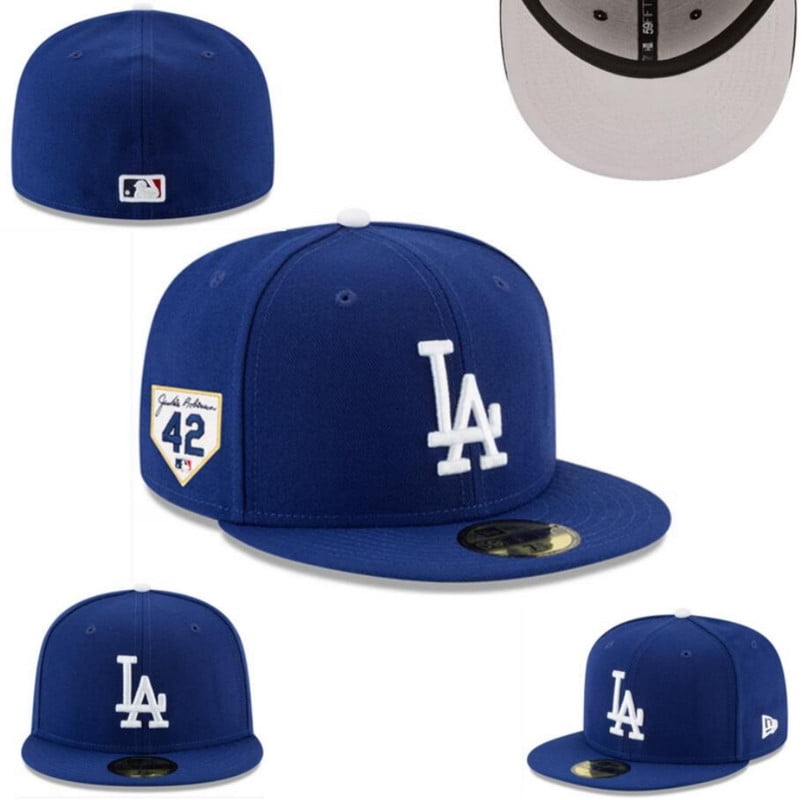 NEW Los Angeles-Dodgers MLB Blue/White Men's 59FIFTY Fitted Hat 5950 ...