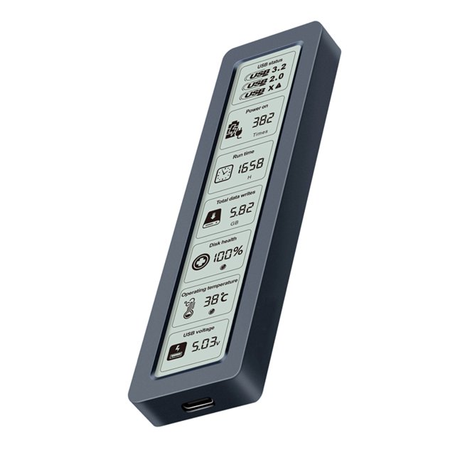 NEW M. 2 NVME/NGFF SSD Enclosure with Display Screen Intelligent ...