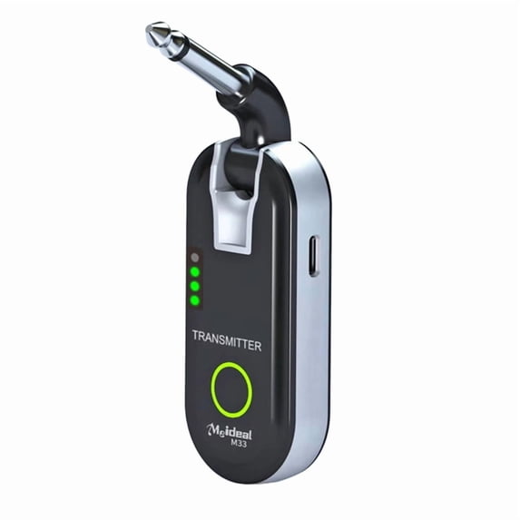 NEW M33 2.4GHZ Wireless Guitar System Rechargeable Audio Transmitter ...