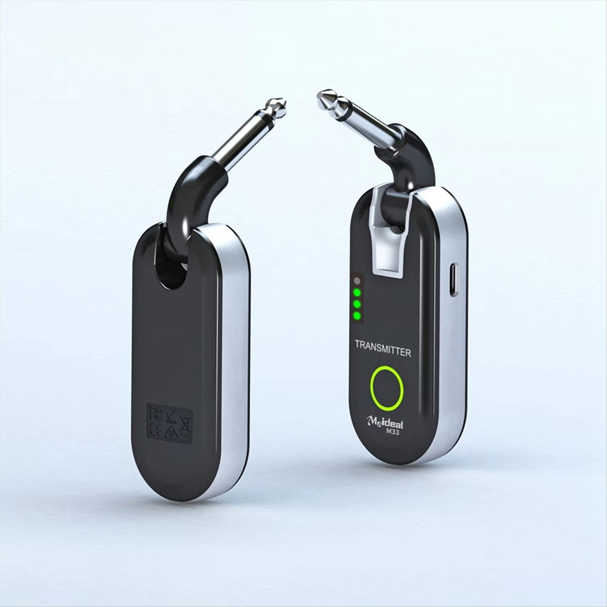 NEW M33 2.4GHZ Wireless Guitar System Rechargeable Audio Transmitter ...