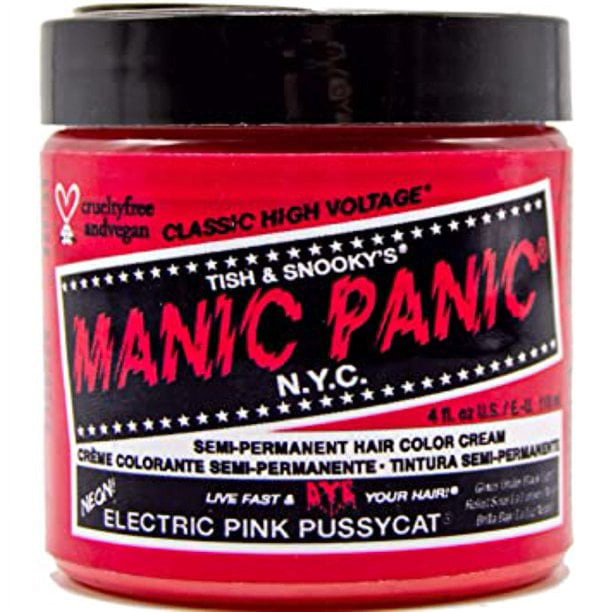 MANIC PANIC High Voltage Semi-Permanent Hair Color - Electric Pink in ...