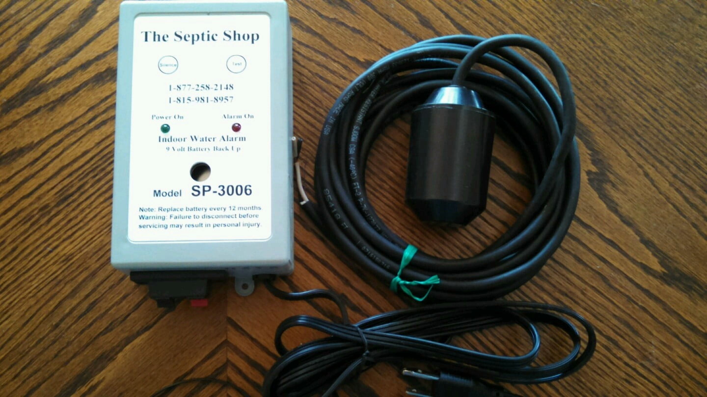NEW MDI Indoor Septic Alarm & Sump Pump High Water Alarm with Battery ...