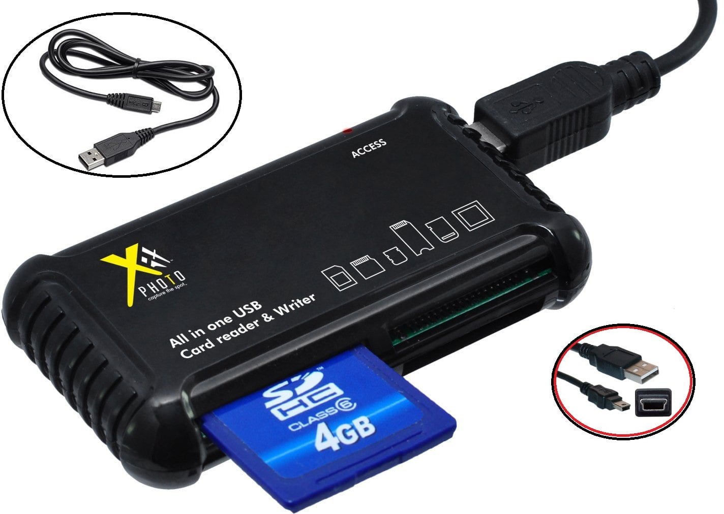 NEW MEMORY CARD READER FOR FUJIFILM FINEPIX JX500 JX520 JX550 - Walmart ...
