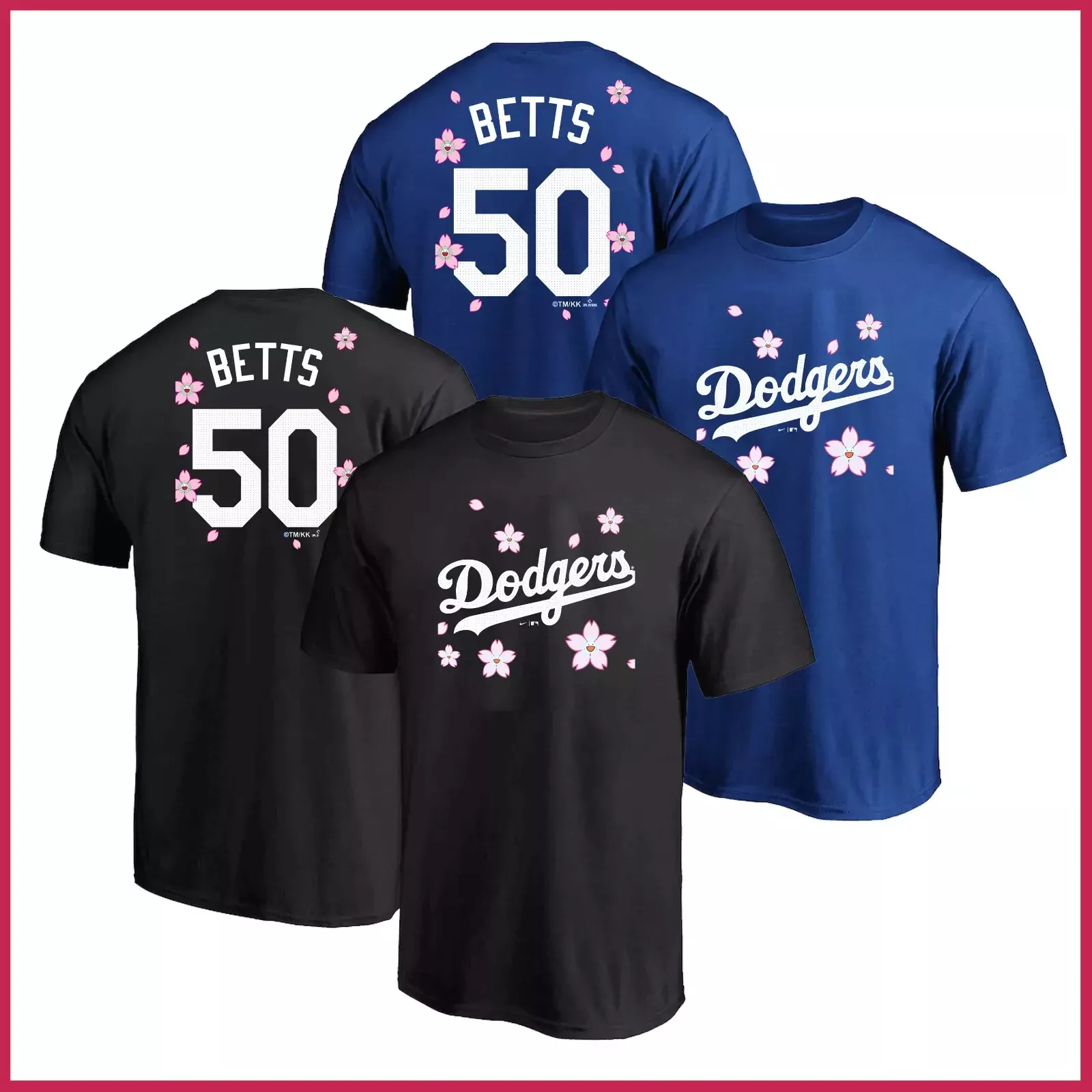 NEW - MLB World Tour Tokyo Series 2025 Betts Dodgers T Shirt - Walmart.com