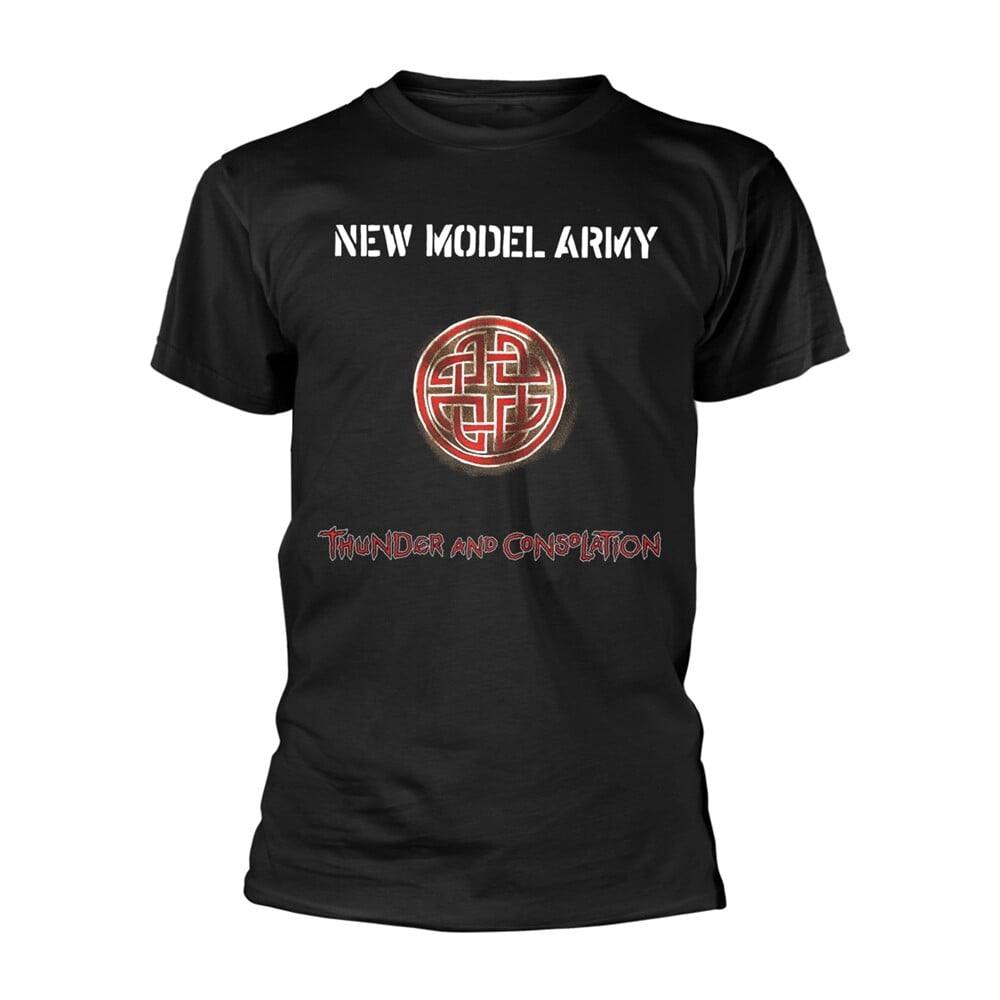 NEW MODEL ARMY - THUNDER AND CONSOLATION (BLACK) BLACK T-Shirt, Front ...