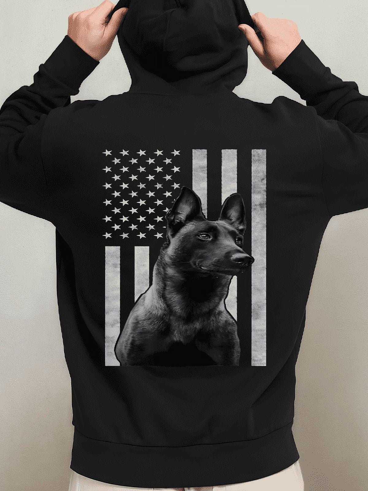 NEW Malinois Police Dog Proud Owner USA K9 Canine Handler Hoodie - MADE ...