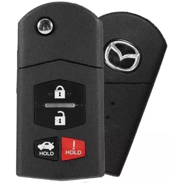 NEW Mazda 2006-2015 4B Remote Flip Key BGBX1T478SKE125-01 BBM4-67-5RY ...