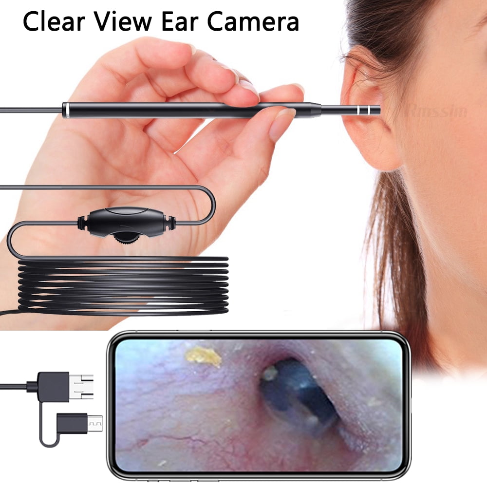 NEW Medical Cleaning Otoscope Spoon Mini Camera Ear Endoscope Ear ...
